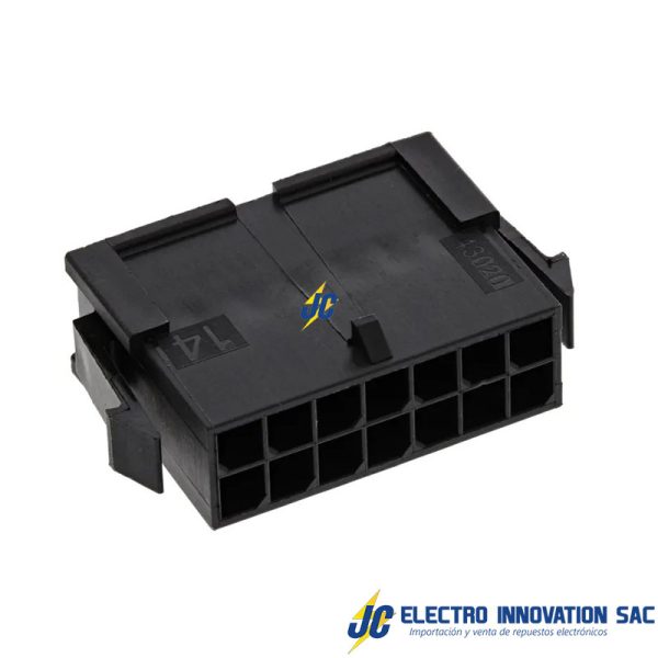 CONECTOR MOLEX DE 14 PINES MACHO 3.00MM MicroFit 3.0 | JC Electrinno